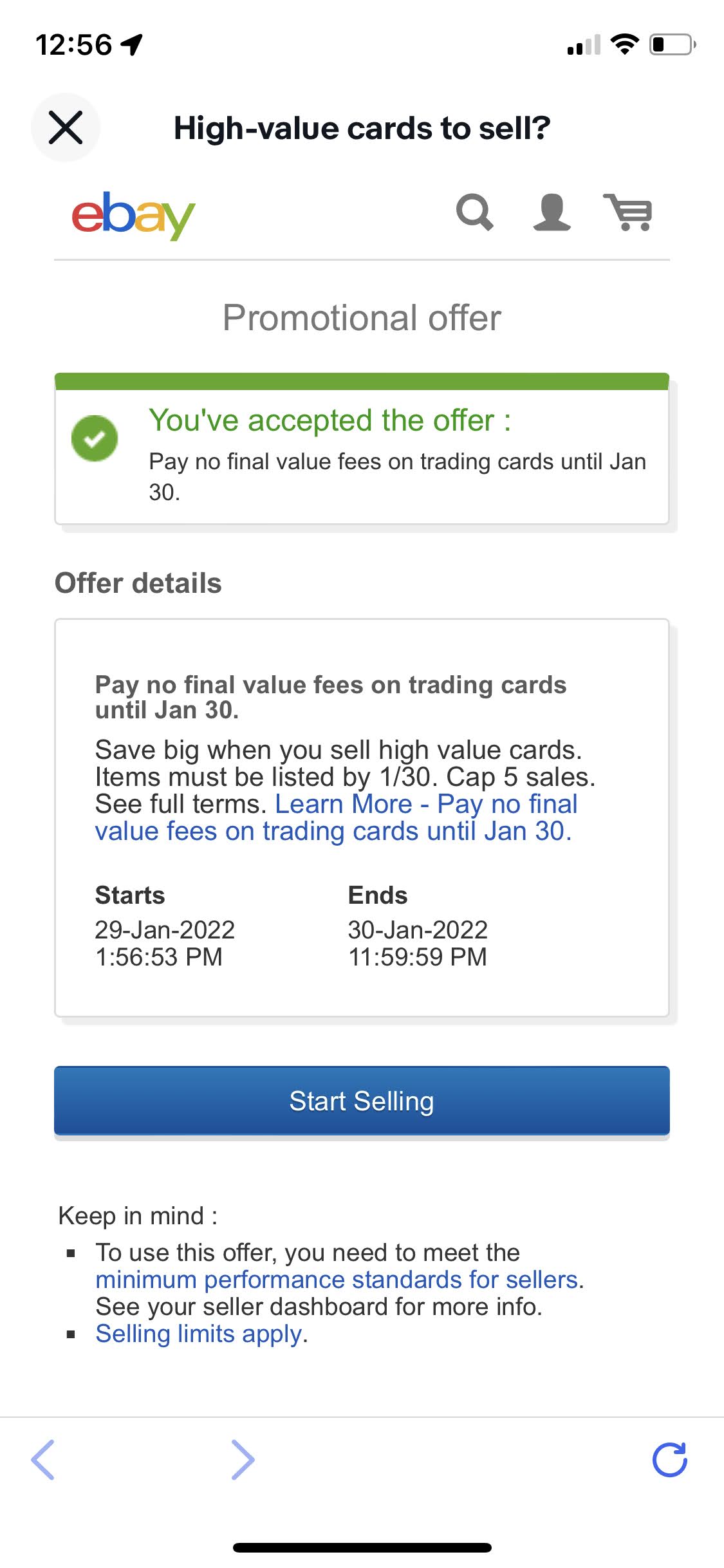 high value trading card promotion vanished - The eBay Canada Community